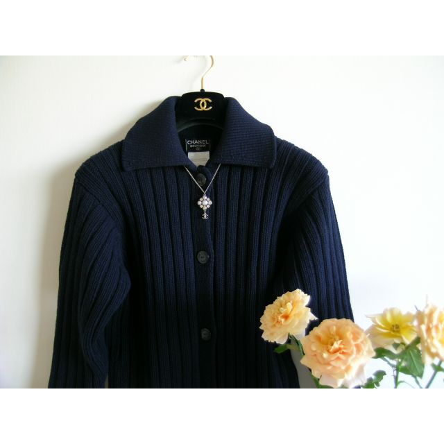 CHANEL - ☆正規品☆CHANEL☆ウールカーディガンニットセーター CHANEL - ☆正規品☆CHANEL☆ウールカーディガンニットセーター