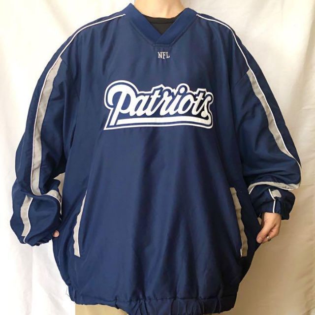 NFL☆ナイロンジャケット 90s 古着ゆるだぼデカロゴ希少カレッジ NFL☆ナイロンジャケット 90s 古着ゆるだぼデカロゴ希少カレッジ