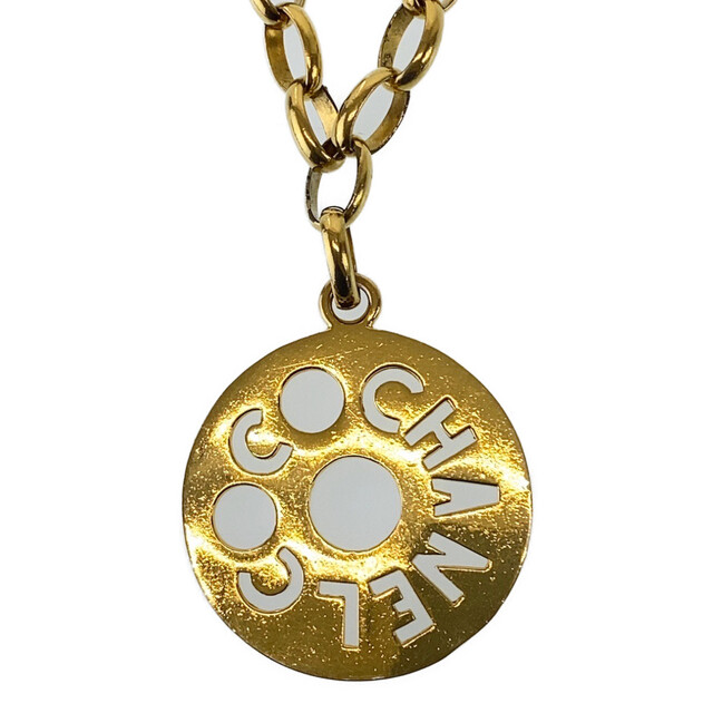 CHANEL シャネル ゴールド メタル ネックレス ペンダント CHANEL シャネル ゴールド メタル ネックレス ペンダント