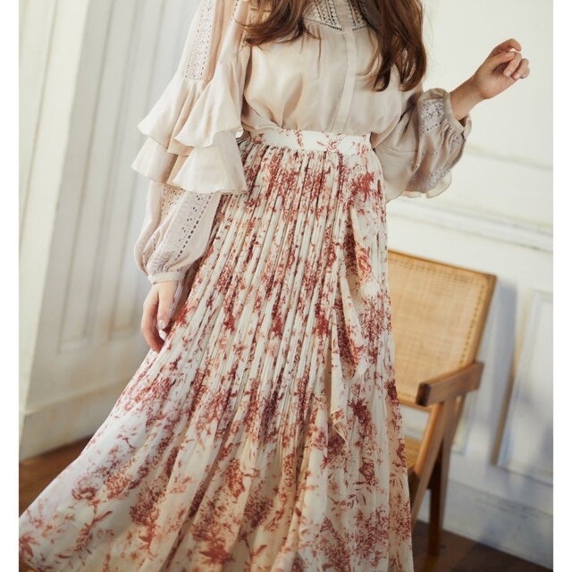 Her Lip To Pleated Chiffon Long Skirt Herliptoの通販 By まなみs Shop|ハーリップ