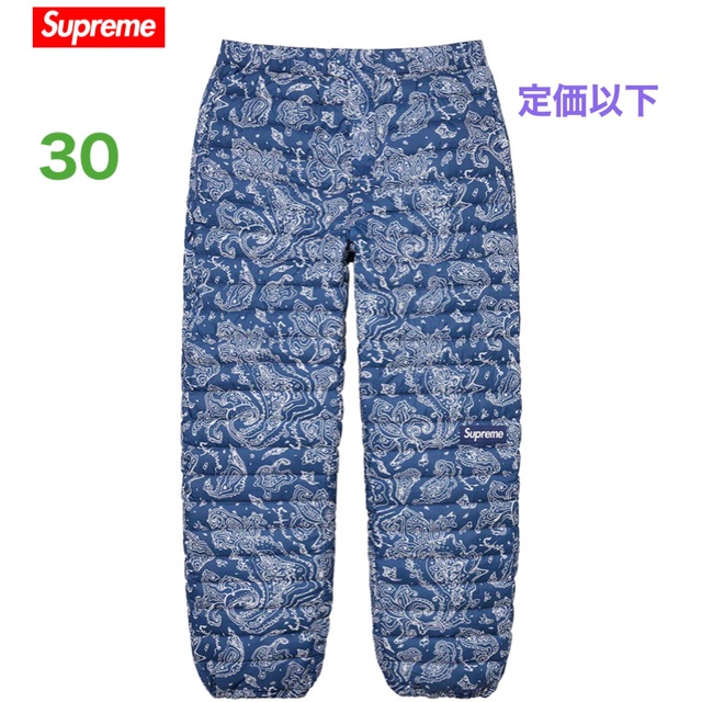 supreme ダウンパンツ Sサイズ バンダナ 定価以下 supreme ダウンパンツ Sサイズ バンダナ 定価以下
