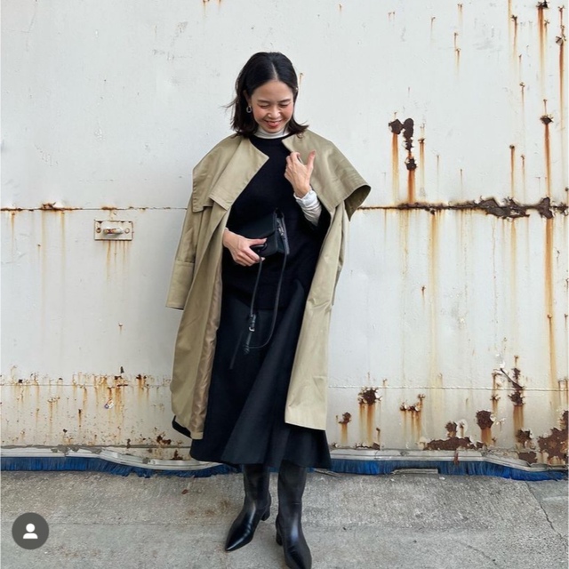ella_selectshop ツイルコート ベージュ ella_selectshop ツイルコート ベージュ