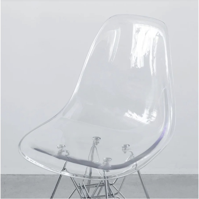 未使用 EAMES shell chair Clear DSR イームズ リプロ スツール 未使用 EAMES shell chair Clear DSR イームズ リプロ スツール