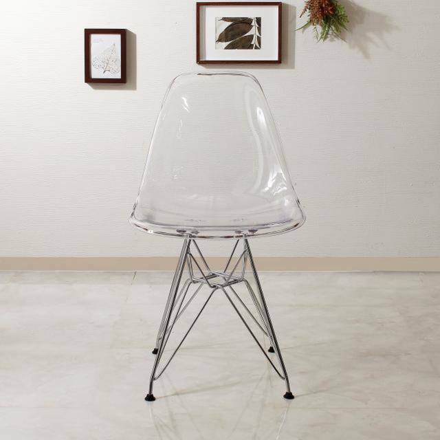 未使用 EAMES shell chair Clear DSR イームズ リプロ スツール 未使用 EAMES shell chair Clear DSR イームズ リプロ スツール