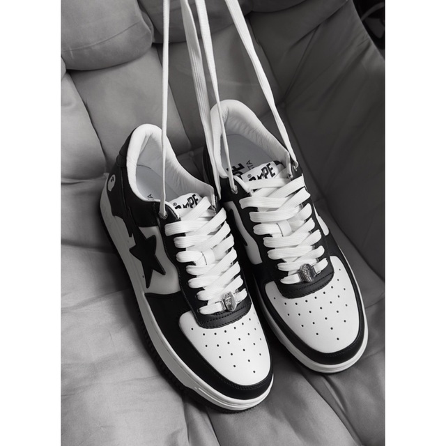 A BATHING APE - 27.5cm Bape sta black 1I70-191-007 pandaの A BATHING APE - 27.5cm Bape sta black 1I70-191-007 pandaの