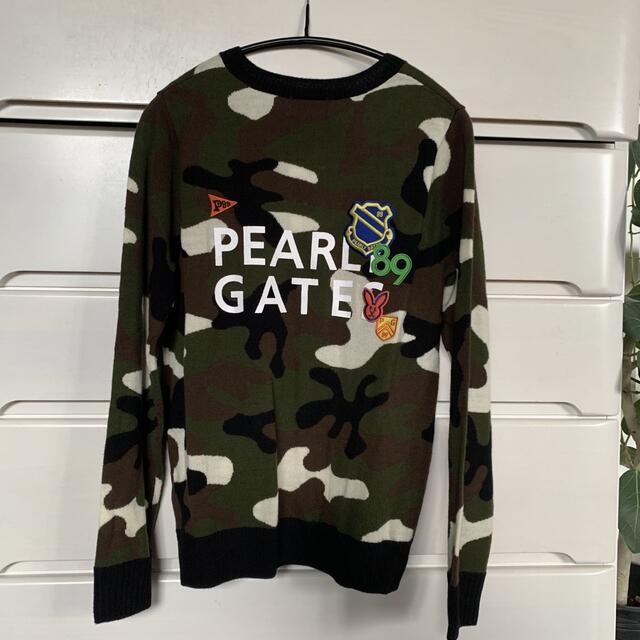未使用品パーリーゲイツカシミヤタッチカモフラセーターサイズ1 未使用品パーリーゲイツカシミヤタッチカモフラセーターサイズ1