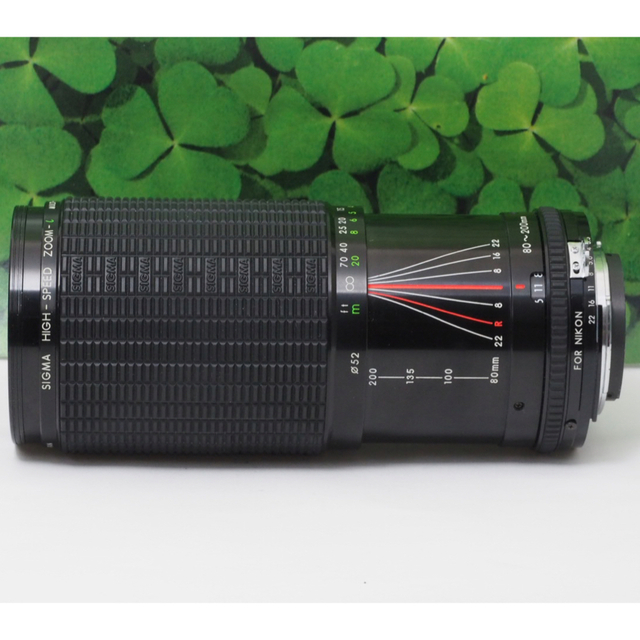 美品】シグマZOOM LENS 80-200mm ⭐️オールドな望遠レンズ⭐️ 美品】シグマZOOM LENS 80-200mm ⭐️オールドな望遠レンズ⭐️