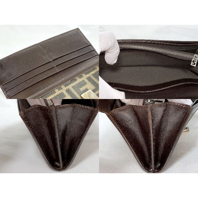 FENDI フェンディ 二つ折り 長財布 ズッカ柄 ウォレット 11.21.2 FENDI フェンディ 二つ折り 長財布 ズッカ柄 ウォレット 11.21.2