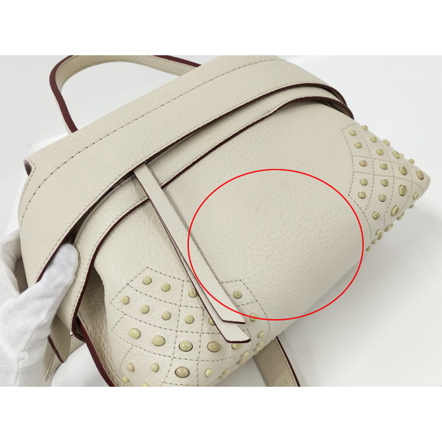 TOD'S - TOD'S ウェーブ 2WAY ショルダーバッグ レザー TOD'S - TOD'S ウェーブ 2WAY ショルダーバッグ レザー