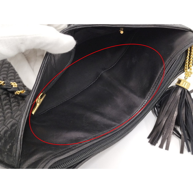 Bally - BALLY チェーンショルダーバッグ タッセル レザー Bally - BALLY チェーンショルダーバッグ タッセル レザー