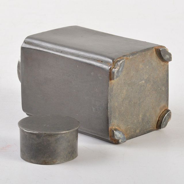 煎茶道具 古錫 茶壷 茶心壷 約110g 在銘 M R5183 煎茶道具 古錫 茶壷 茶心壷 約110g 在銘 M R5183