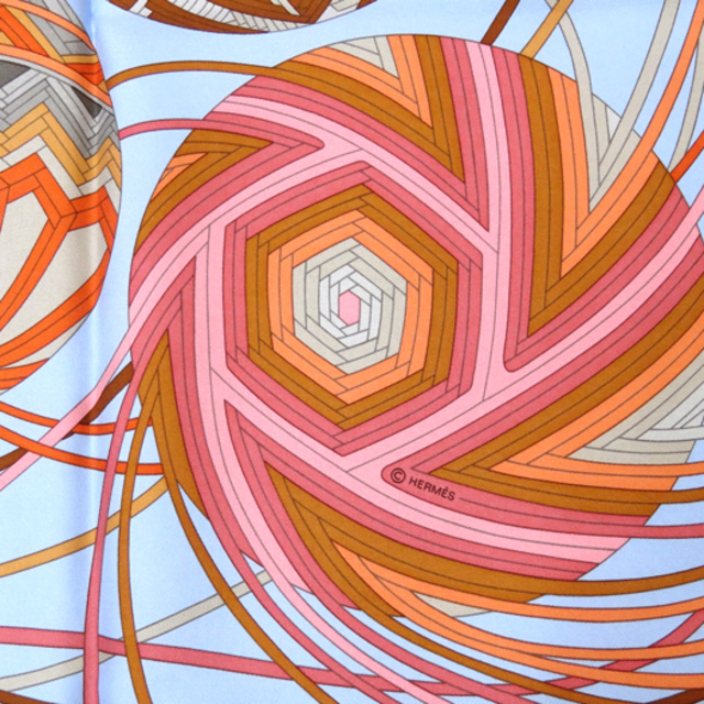 HERMES - エルメス カレ90 スカーフ L'art du temari 手毬の宇宙 HERMES - エルメス カレ90 スカーフ L'art du temari 手毬の宇宙
