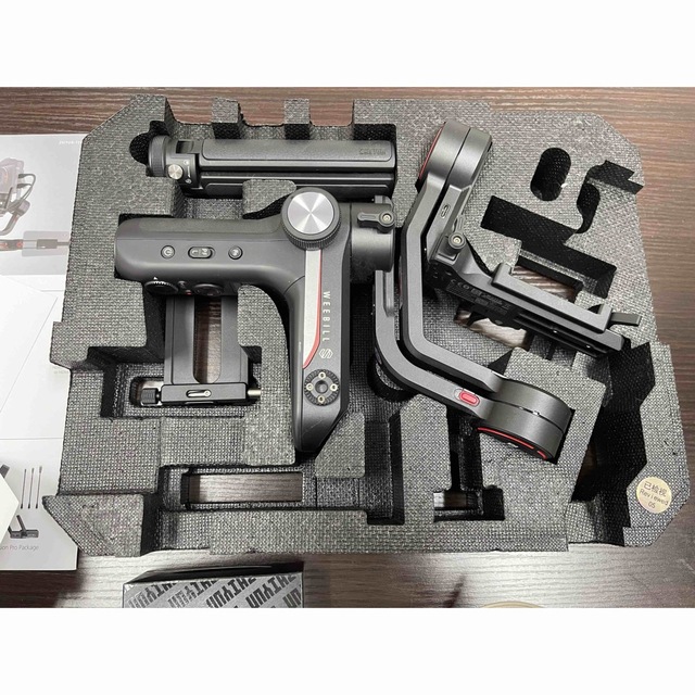 Zhiyun Weebill Sジンバル☆ハンドルグリップ付き☆1回使用美品 Zhiyun Weebill Sジンバル☆ハンドルグリップ付き☆1回使用美品