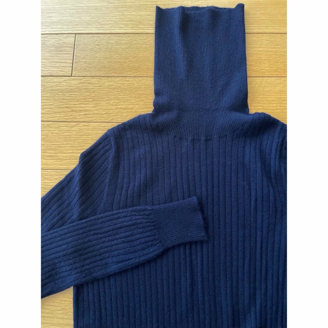Drawer 18G カシミヤシルクリブタートルニットドゥロワー トップス Drawer 18G カシミヤシルクリブタートルニットドゥロワー トップス