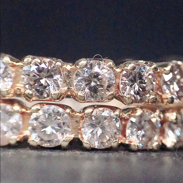 1.00ct ダイヤモンド エタニティ フープピアス K18 ダイヤ 1ct 1.00ct ダイヤモンド エタニティ フープピアス K18 ダイヤ 1ct