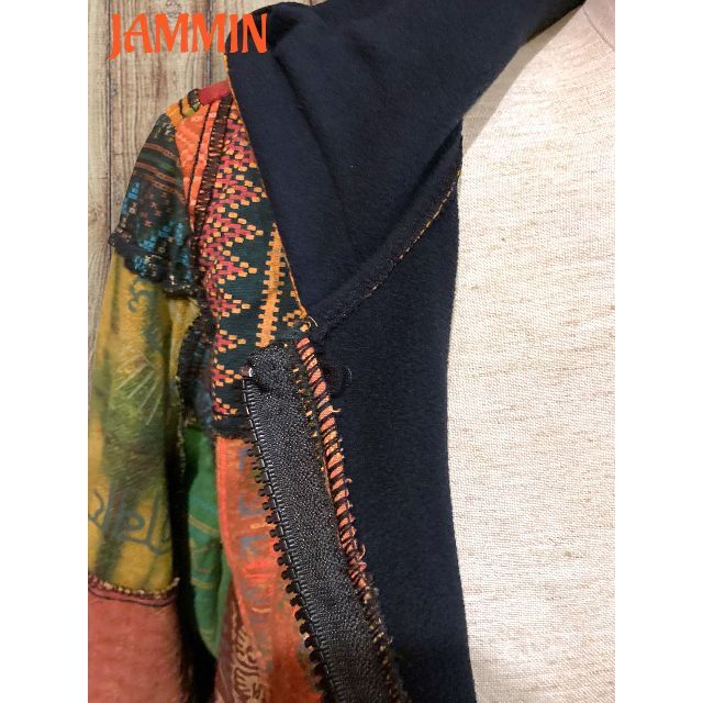 パッチワークジャケット☆サイケ☆ヒッピー☆裏フリース☆アジアン パッチワークジャケット☆サイケ☆ヒッピー☆裏フリース☆アジアン