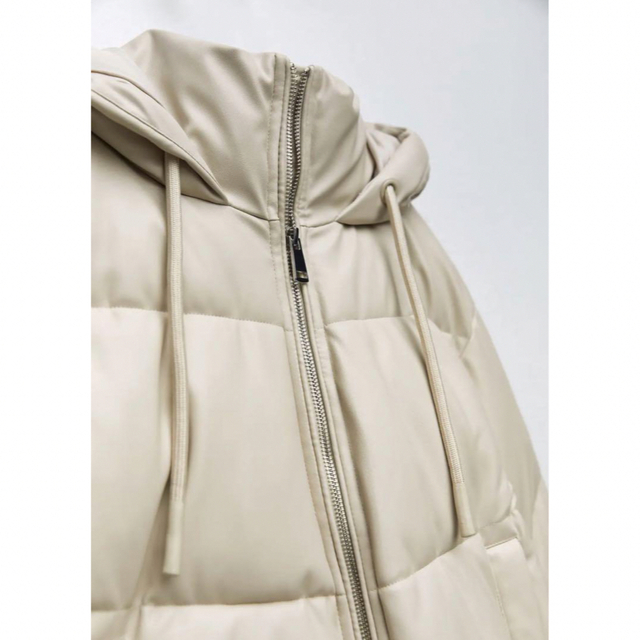 zara フェイクレザーパフジャケット zara フェイクレザーパフジャケット