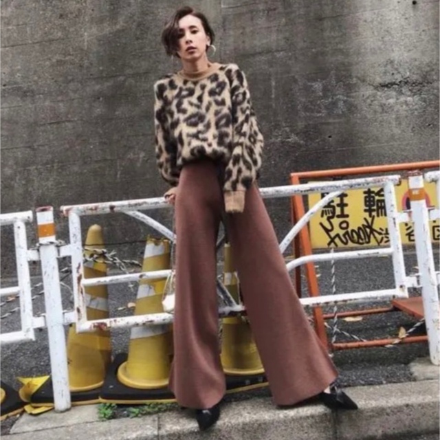 Ameri VINTAGE - 新品 AMERI ⭐︎ KID MOHAIR LEOPARD KNIT Ameri VINTAGE - 新品 AMERI ⭐︎ KID MOHAIR LEOPARD KNIT