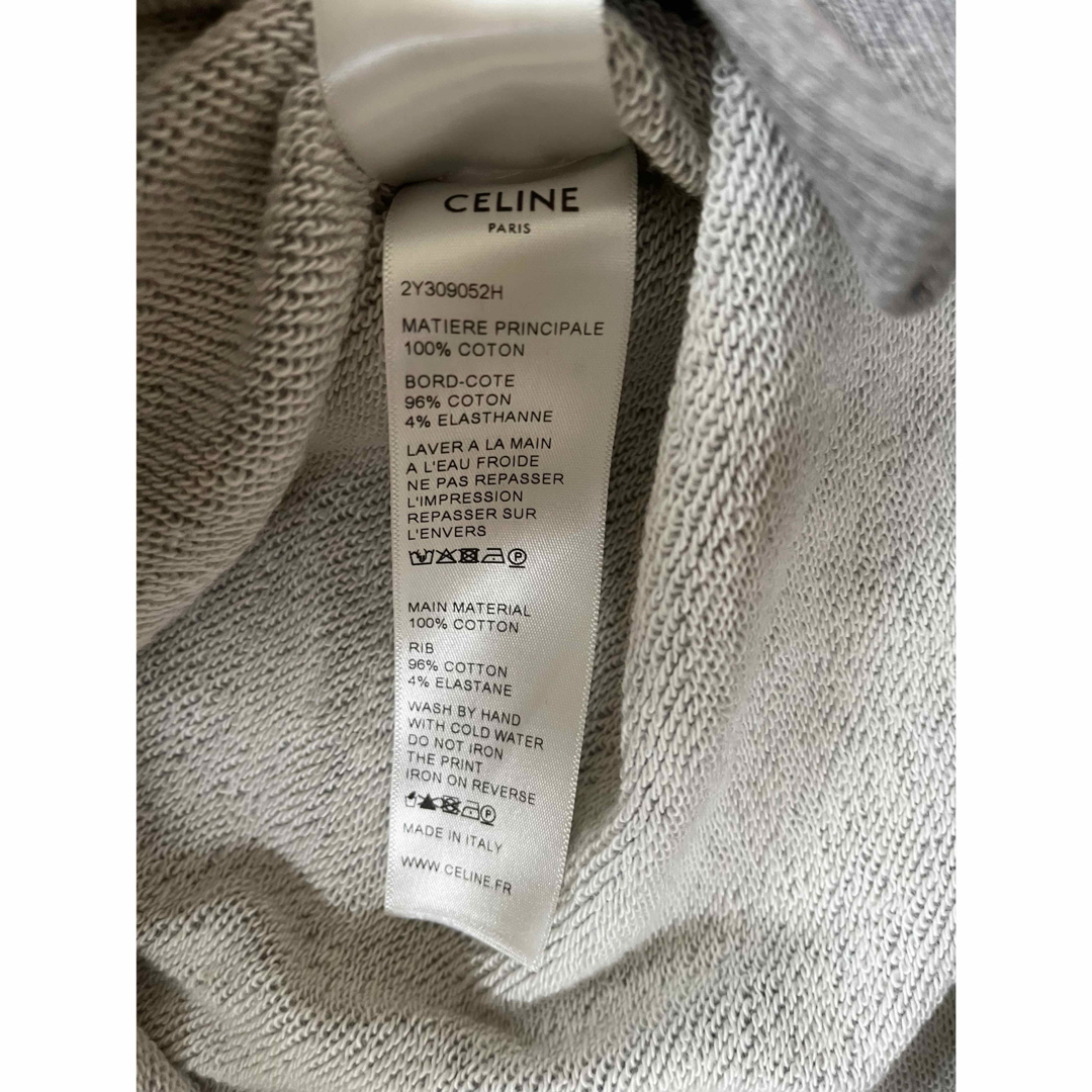 CELINE - セリーヌ スタッズ付き CELINE スウェットパーカーの CELINE - セリーヌ スタッズ付き CELINE スウェットパーカーの