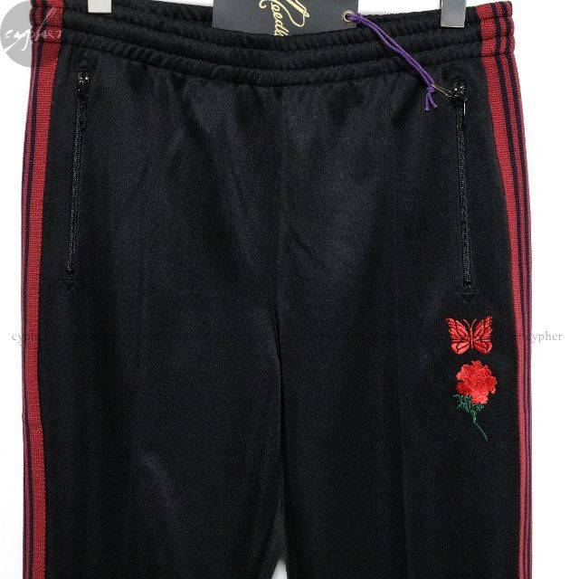 Needles - M 新品 WILDSIDE Needles ナロー トラック パンツ 黒 Needles - M 新品 WILDSIDE Needles ナロー トラック パンツ 黒