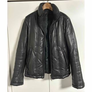 SHELLAC - モモ様専用SHELLAC レザーダウンライダースジャケット SHELLAC - モモ様専用SHELLAC レザーダウンライダースジャケット