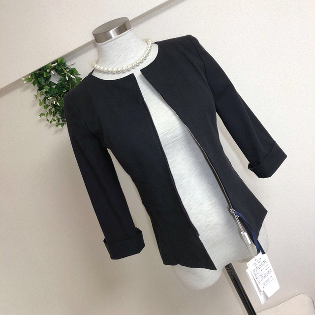 Harrods - 【未使用】ハロッズ Harrodsノーカラージャケット Harrods - 【未使用】ハロッズ Harrodsノーカラージャケット