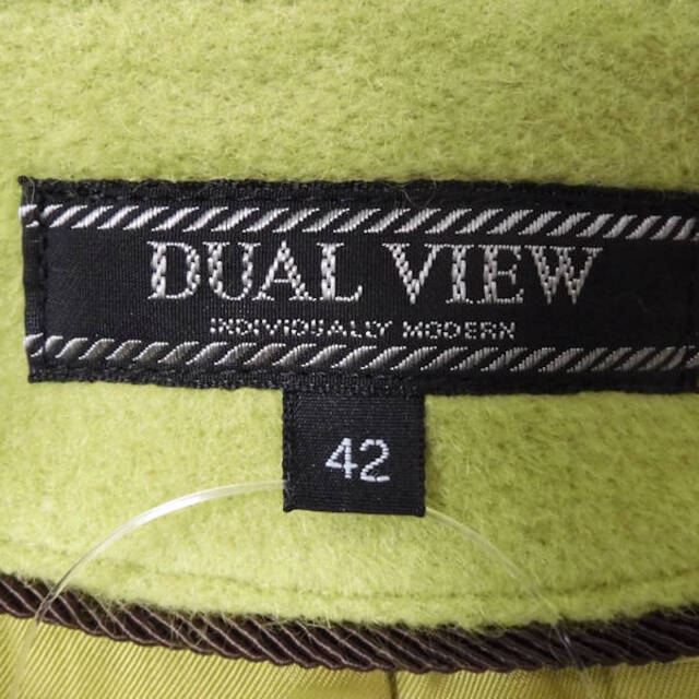 DUAL VIEW デュアルヴュー ダッフルコート 42 L相当 毛他 ロング DUAL VIEW デュアルヴュー ダッフルコート 42 L相当 毛他 ロング