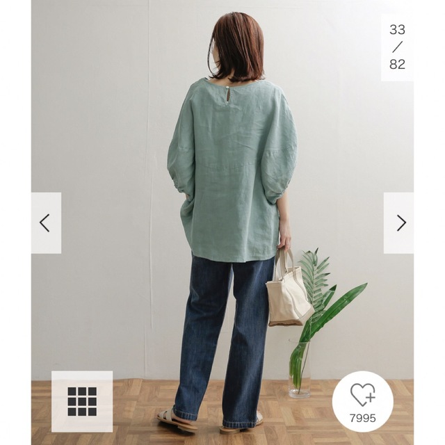URBAN RESEARCH DOORS - 新品タグ付◉ リネンバルーンスリーブ URBAN RESEARCH DOORS - 新品タグ付◉ リネンバルーンスリーブ