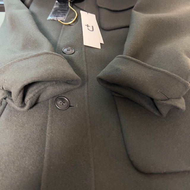 UNIQLO - 新品 ダブルフェイスオーバーサイズワークジャケット UNIQLO - 新品 ダブルフェイスオーバーサイズワークジャケット