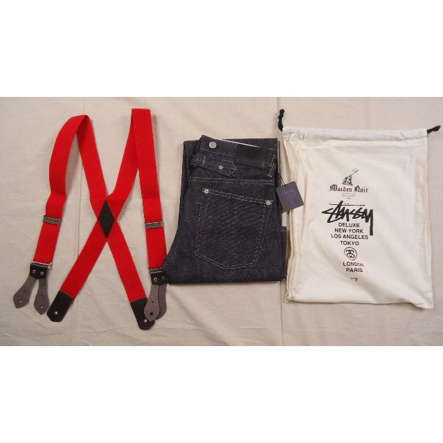 Stussy Deluxe × Maiden Noir Denim 34inch Stussy Deluxe × Maiden Noir Denim 34inch