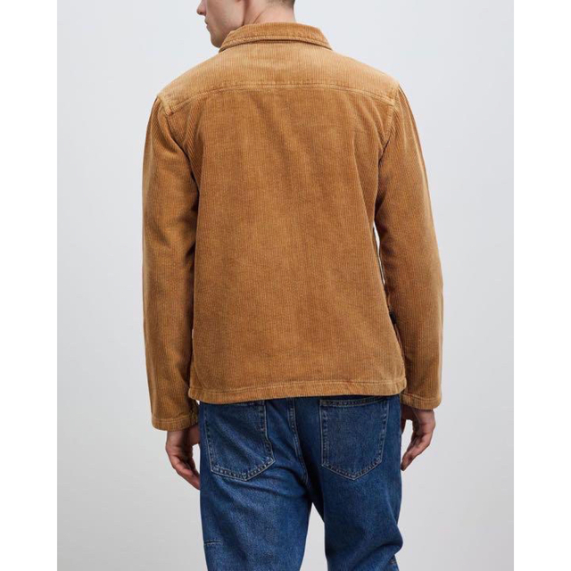 STUSSY - STUSSY コーデュロイ ジャケット ジップ シャツ 新品 L STUSSY - STUSSY コーデュロイ ジャケット ジップ シャツ 新品 L
