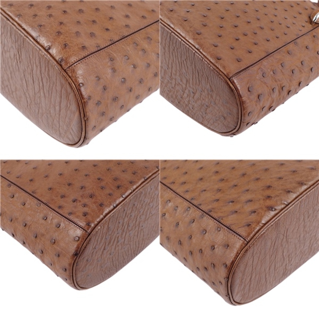 OSTRICH - 美品 オーストリッチ OSTRICH バッグ ハンドバッグ OSTRICH - 美品 オーストリッチ OSTRICH バッグ ハンドバッグ