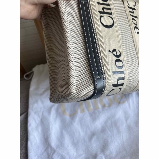 保証書あり】クロエ Chloe WOODY スモールトートバッグ 保証書あり】クロエ Chloe WOODY スモールトートバッグ