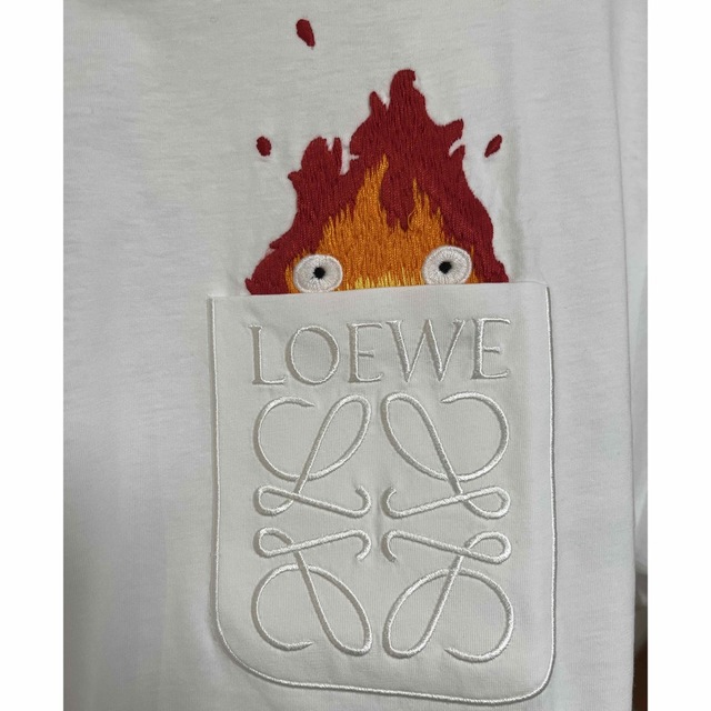 LOEWE - LOEWE×ハウルの動く城 カルシファー刺繍Tシャツの通販 LOEWE - LOEWE×ハウルの動く城 カルシファー刺繍Tシャツの通販