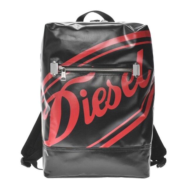 DIESEL - DIESEL ディーゼル リュック バックパック ブラック DIESEL - DIESEL ディーゼル リュック バックパック ブラック