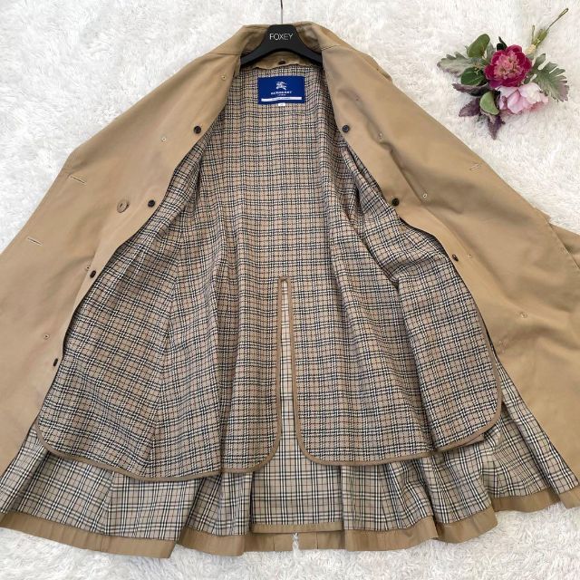 BURBERRY BLUE LABEL ✨トレンチコート ノバチェック 38 M BURBERRY BLUE LABEL ✨トレンチコート ノバチェック 38 M