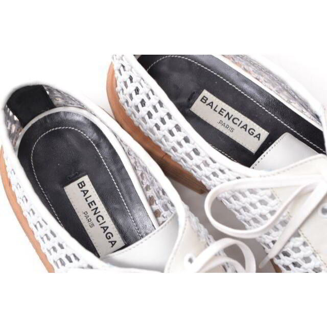 BALENCIAGA - BALENCIAGA メッシュ レザー シューズの通販 by BALENCIAGA - BALENCIAGA メッシュ レザー シューズの通販 by