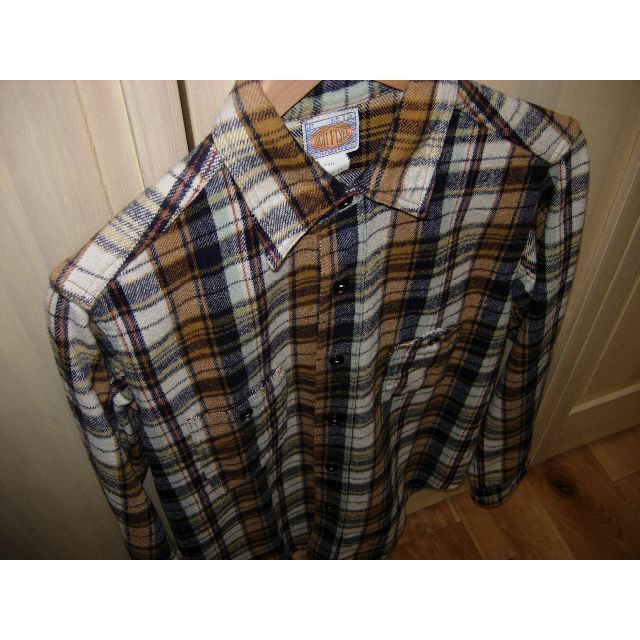 FREEWHEELERS - 美品 ブートレガーズ ヘビー ネルシャツ 15 FREEWHEELERS - 美品 ブートレガーズ ヘビー ネルシャツ 15