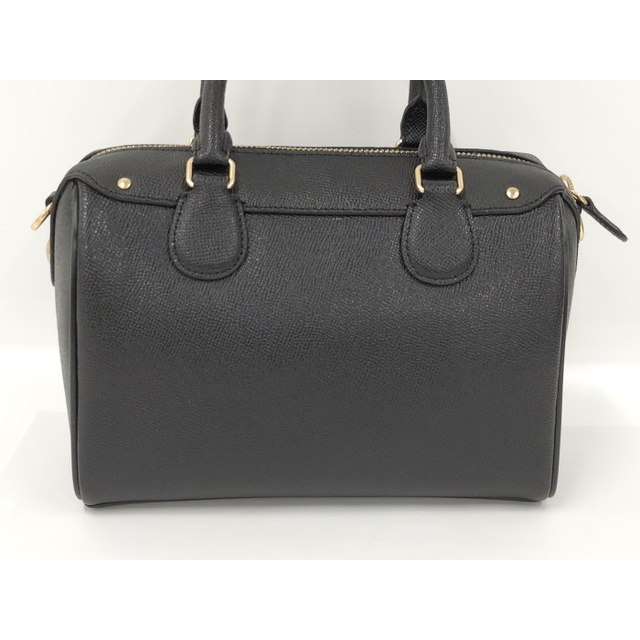 COACH - COACH ボストンバッグ ミニ サッチェル レザー ブラック COACH - COACH ボストンバッグ ミニ サッチェル レザー ブラック