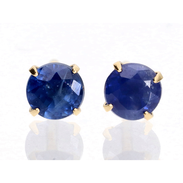 天然石 ピアス サファイア /1セット 天然石 ピアス サファイア /1セット