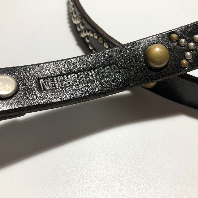 NEIGHBORHOOD - NEIGHBORHOOD スタッズ レザーベルト NEIGHBORHOOD - NEIGHBORHOOD スタッズ レザーベルト