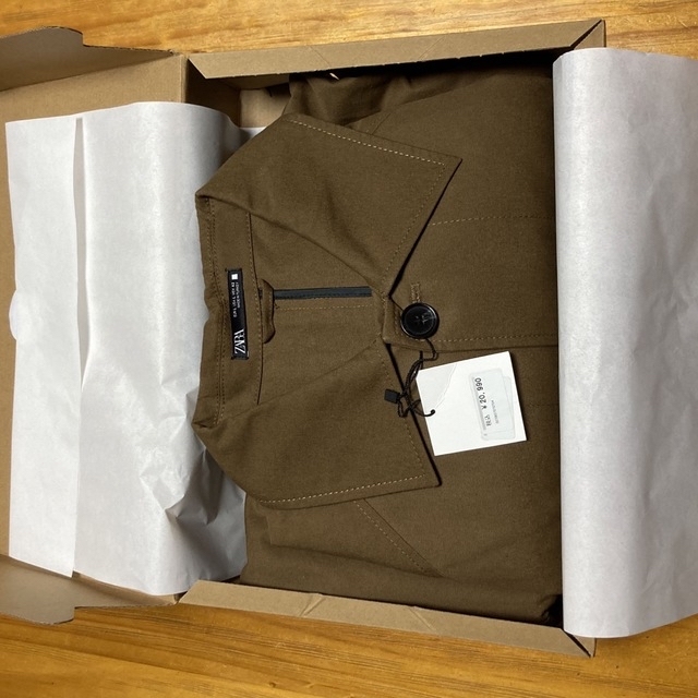 ZARA - ☆新品未使用☆ コットントレンチコート 完売品 ZARAの ZARA - ☆新品未使用☆ コットントレンチコート 完売品 ZARAの