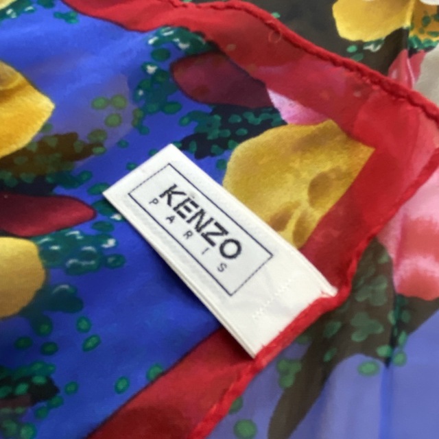 KENZO - KENZO ケンゾー スカーフ シルク 花柄 no.40の通販 by KENZO - KENZO ケンゾー スカーフ シルク 花柄 no.40の通販 by