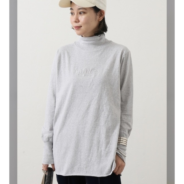 AP STUDIO アメリカーナ ハイネック ロングスリーブ Tシャツ AP STUDIO アメリカーナ ハイネック ロングスリーブ Tシャツ