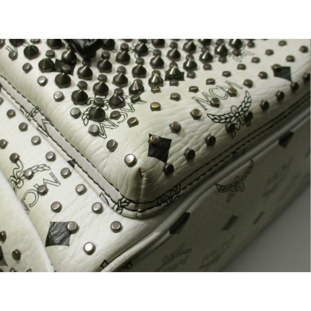 MCM - MCM ヴィセトス スタッズ リュックサック バックパック 合 MCM - MCM ヴィセトス スタッズ リュックサック バックパック 合