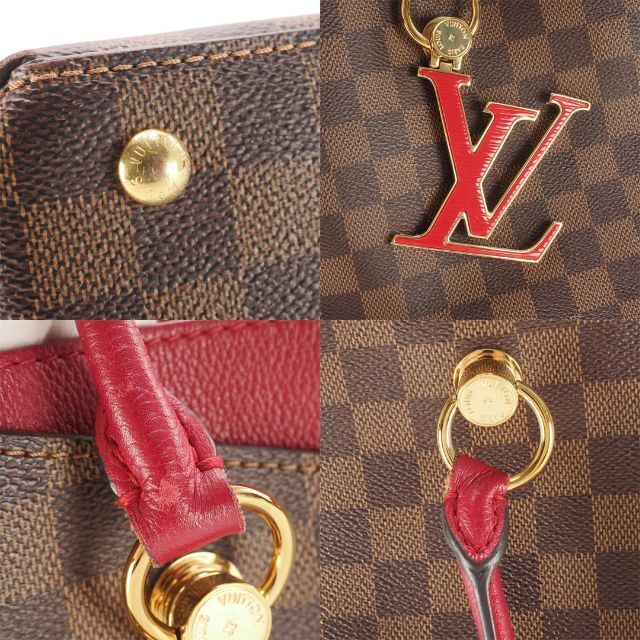 LOUIS VUITTON - 【極美品】ルイヴィトン ダミエ LVリバーサイド LOUIS VUITTON - 【極美品】ルイヴィトン ダミエ LVリバーサイド