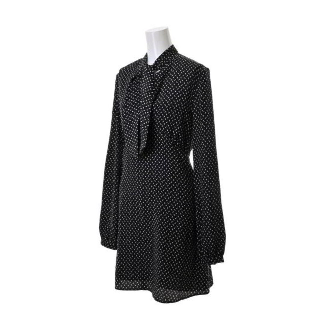SAINT LAURENT - Saint Laurent Paris プリント シルク ドレス SAINT LAURENT - Saint Laurent Paris プリント シルク ドレス