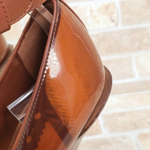 BURBERRY - 未使用 バーバリー ☆ PVC ポインテッドトゥ BURBERRY - 未使用 バーバリー ☆ PVC ポインテッドトゥ