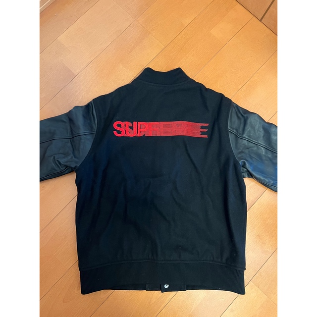 motion logo varsity jacket supreme スタジャン motion logo varsity jacket supreme スタジャン