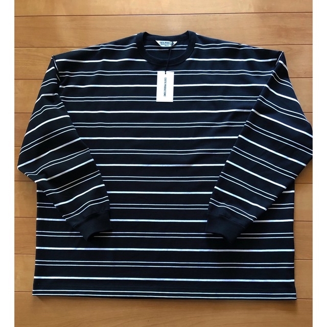 COOTIE - 23ss Supima Border Oversized L/S Teeの通販 by COOTIE - 23ss Supima Border Oversized L/S Teeの通販 by